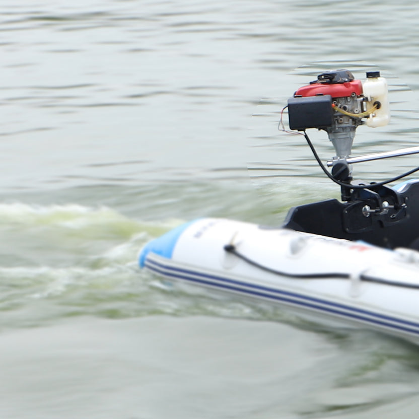 4 Stroke 4 HP Outboard Boat Motor, with Shade (US Inventory)